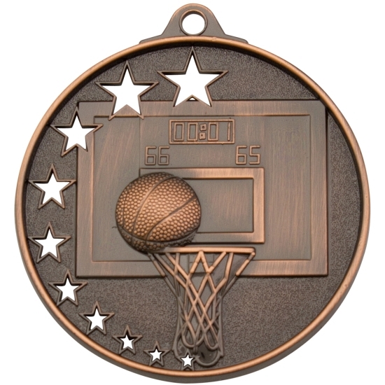 Basketball Stars Medal Gold